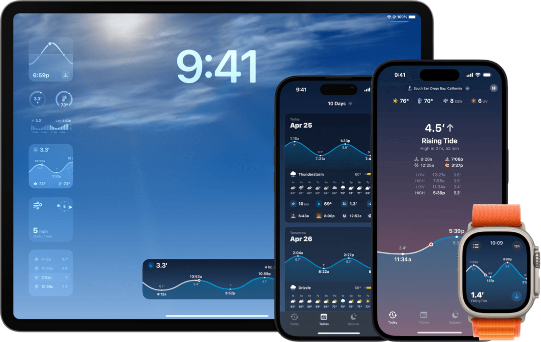 Tide Guide: Charts & Tables | Best-In-Class App