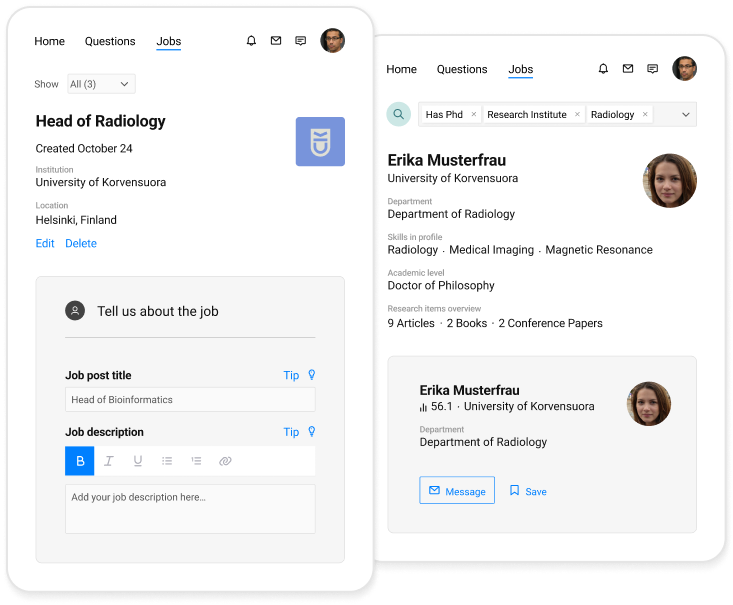 Home | ResearchGate Scientific Recruitment Solutions
