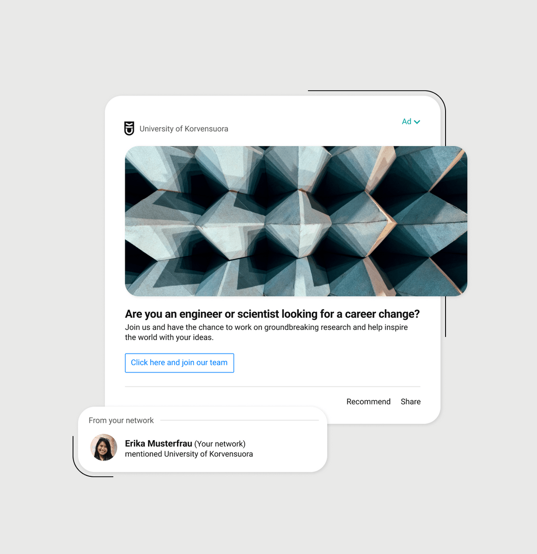 Native Advertising | ResearchGate Scientific Recruitment Solutions