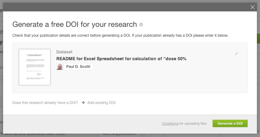 Generate DOIs for even more of your research