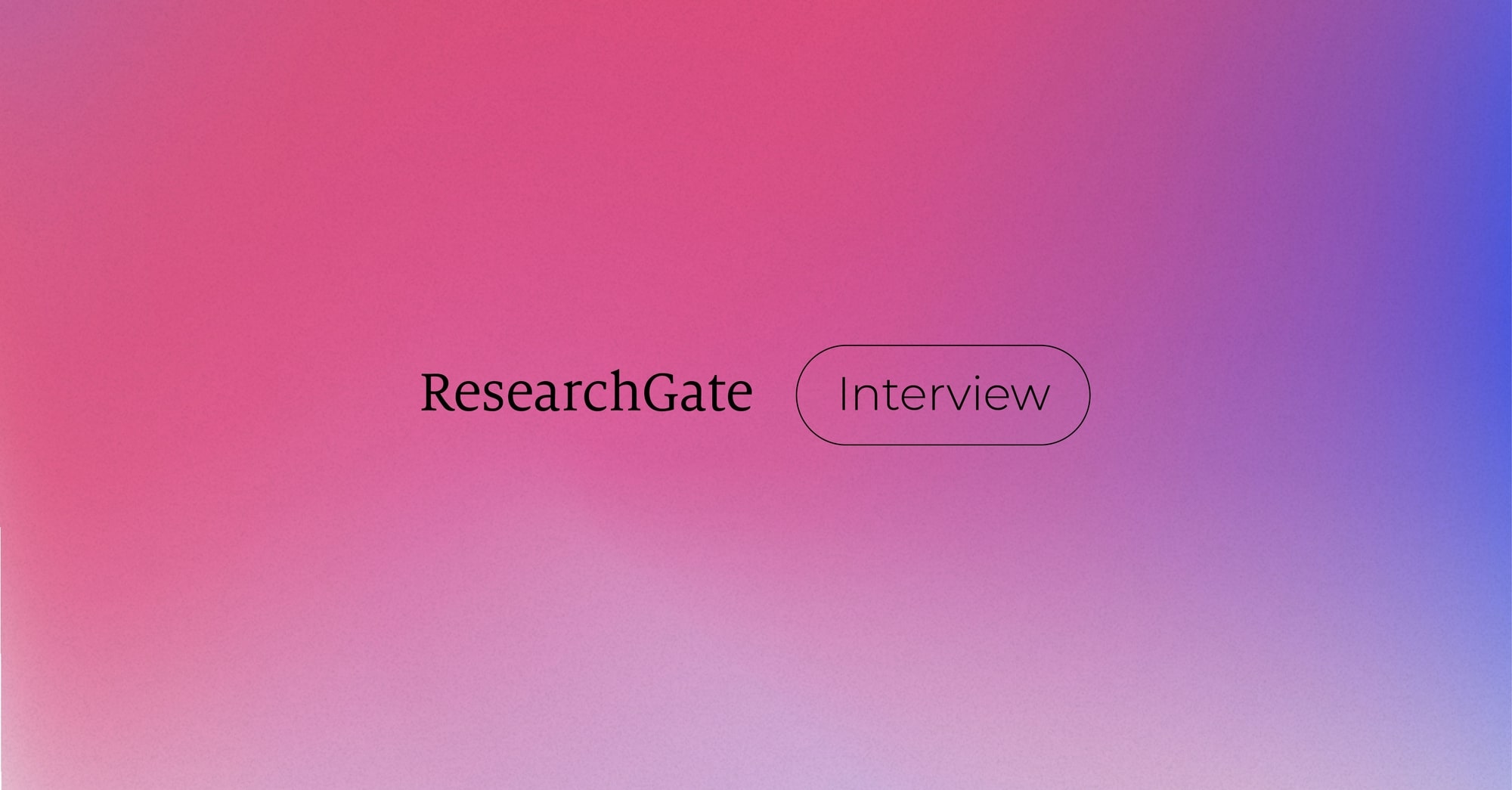 ResearchGate | Company News Blog