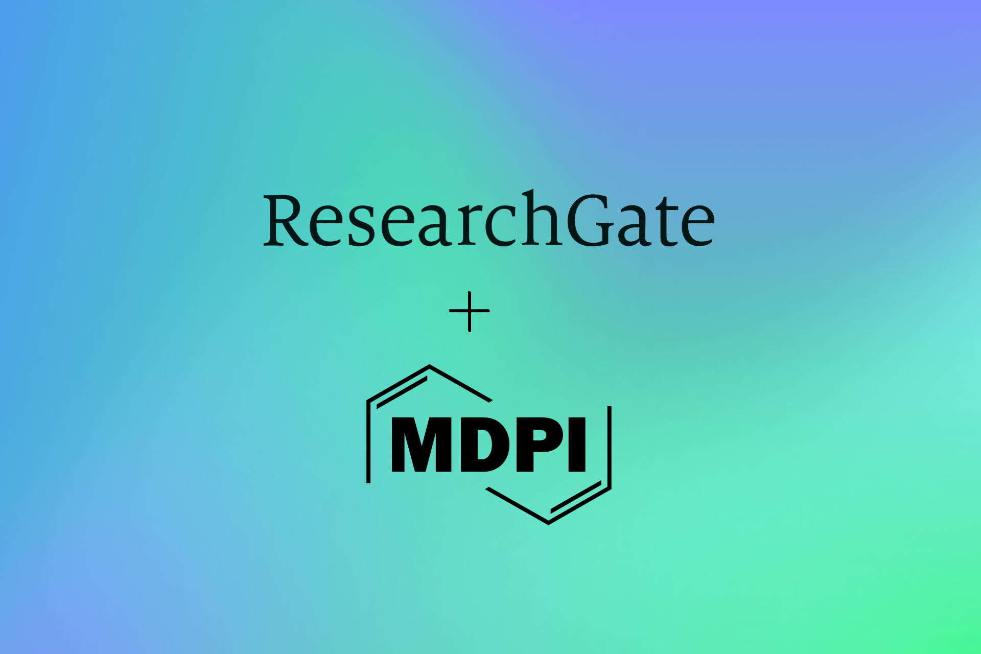 ResearchGate Newsroom ResearchGate And MDPI Partner To Boost The