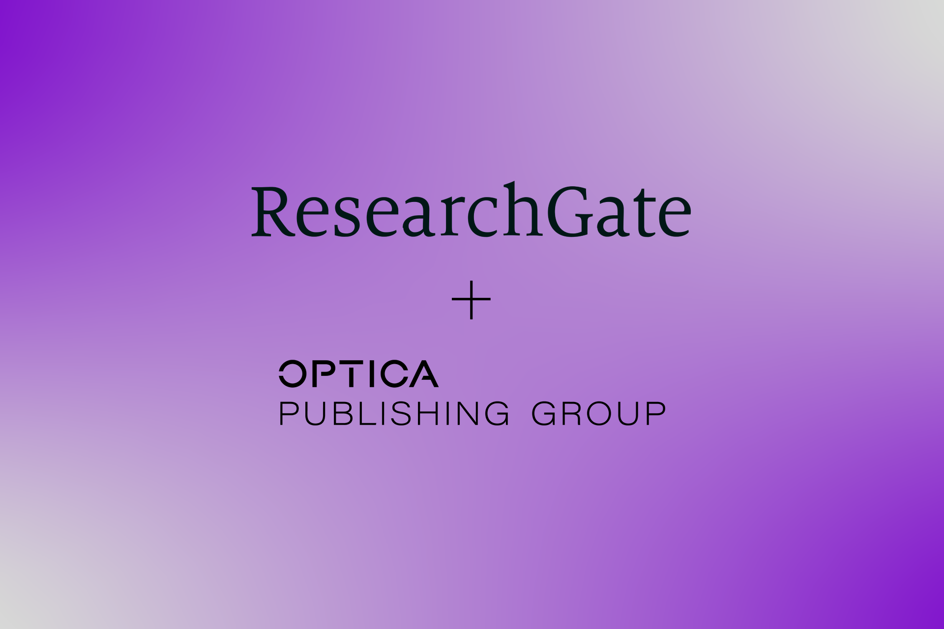 ResearchGate Newsroom | ResearchGate and Optica Publishing Group ...