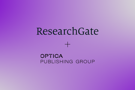 ResearchGate Newsroom | ResearchGate and Optica Publishing Group ...