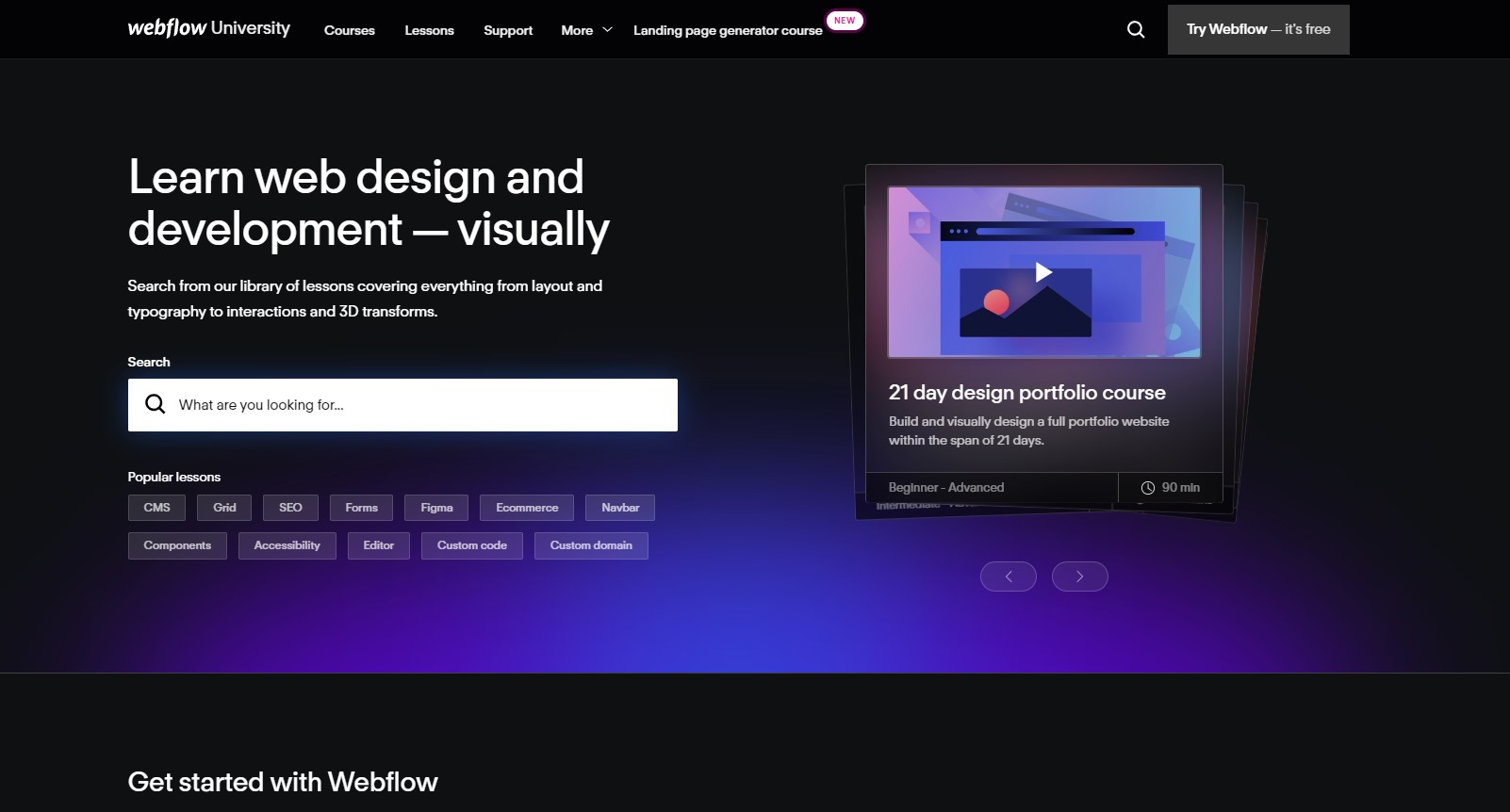 Webflow University : Apprendre à utiliser Webflow en ligne | Agence Scroll