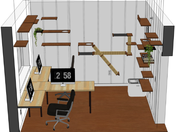 Cat Shelf Layout Design