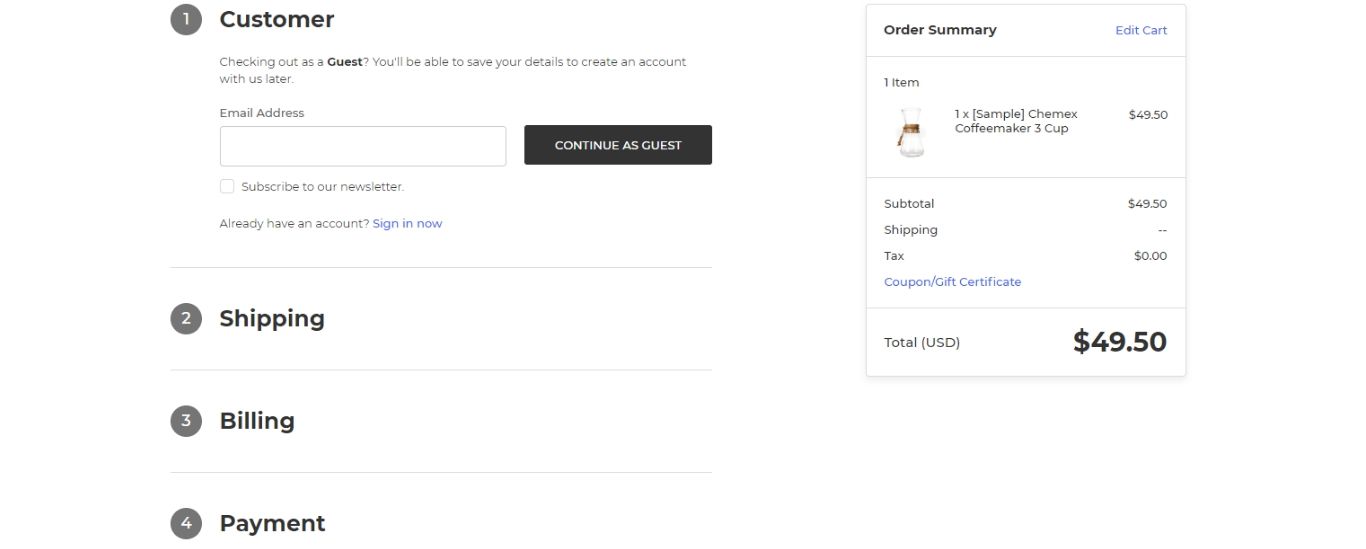 Learn How to Customize the BigCommerce Optimized One-Page Checkout