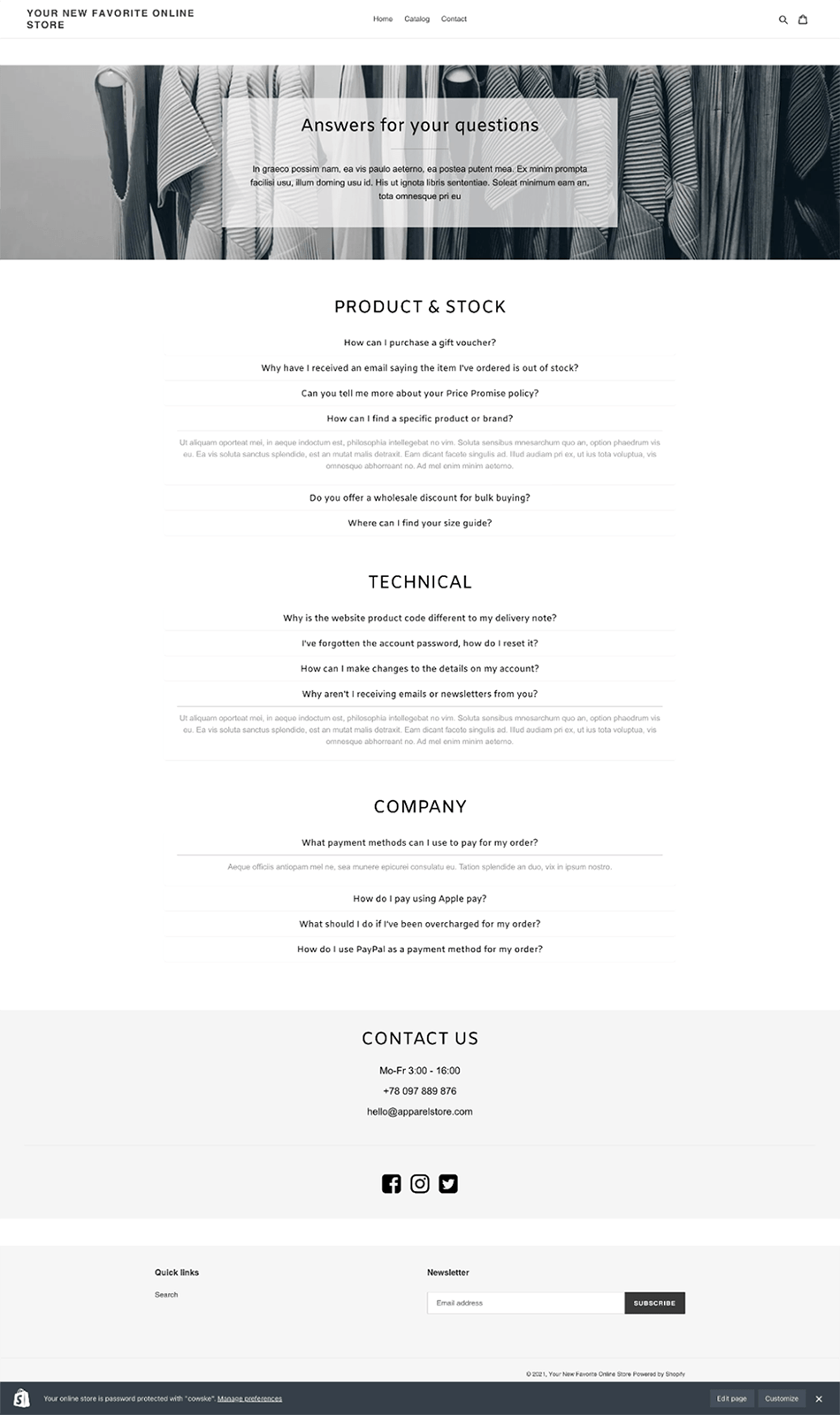 How to Create an Incredible Shopify FAQ Page (+ Templates)