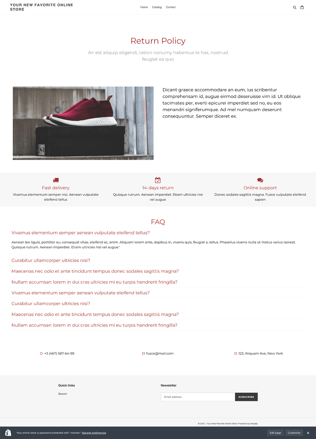 How to Create an Incredible Shopify FAQ Page (+ Templates)