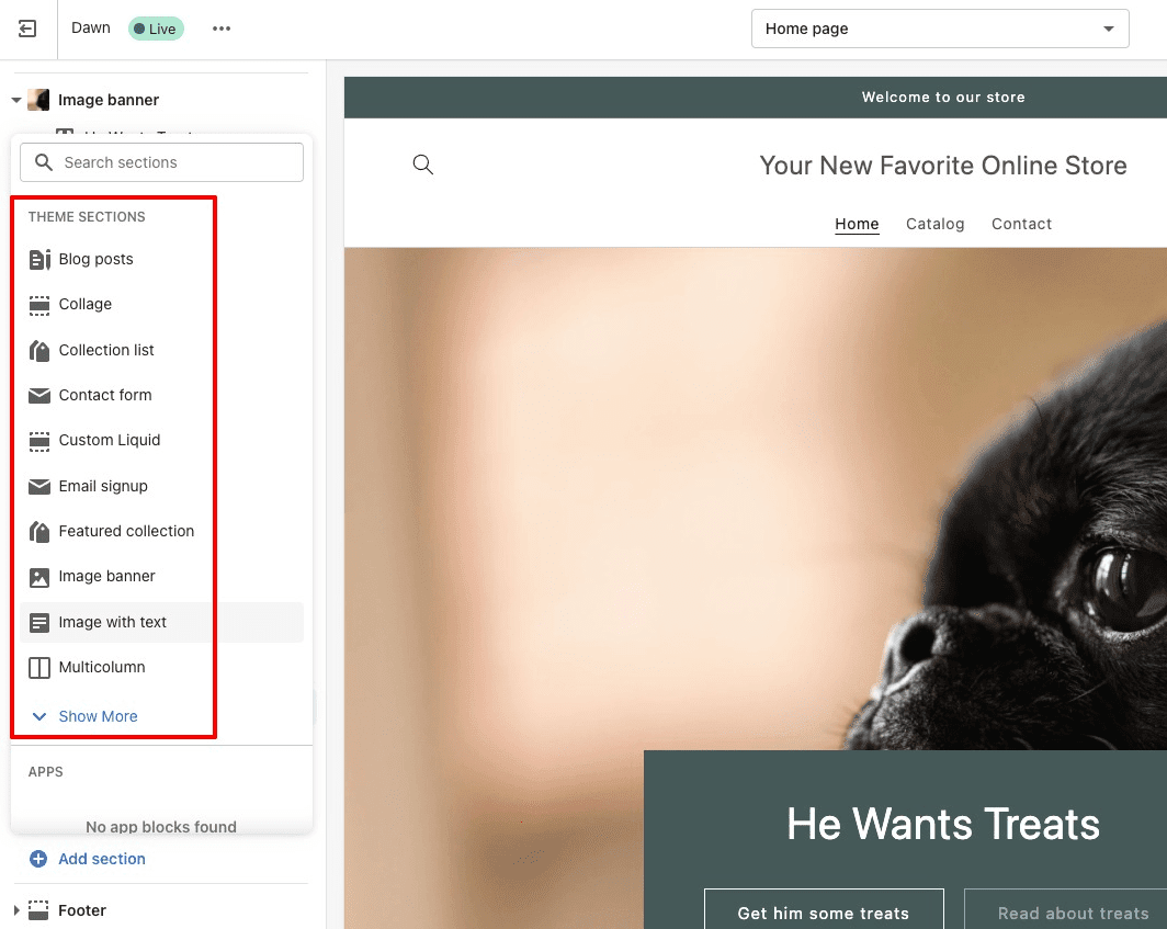 How to Edit Your Shopify Homepage Quickly (+ Examples)