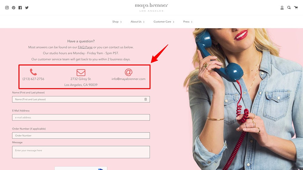 How to Create the Perfect Shopify Contact Us Page (+ Templates)