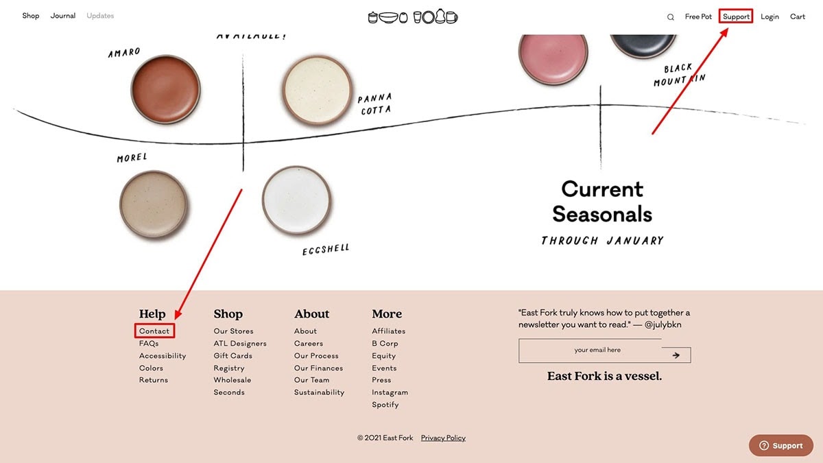 How to Create the Perfect Shopify Contact Us Page (+ Templates)