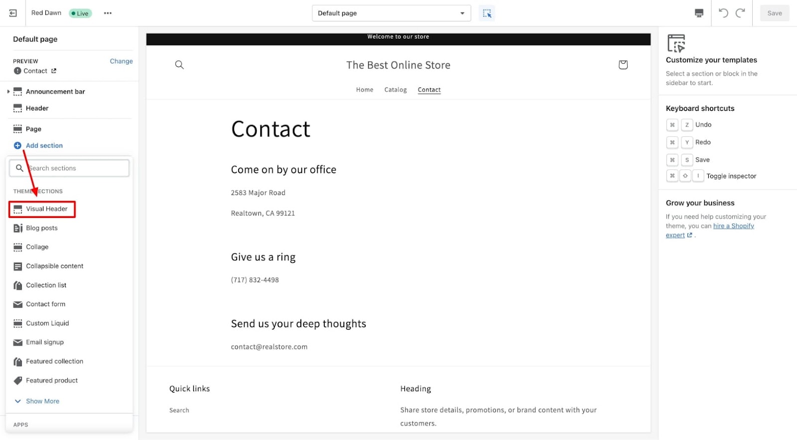 What are Shopify Sections & How to Add Them to Your Custom Store