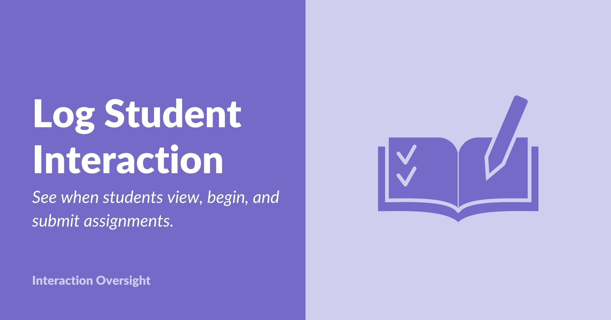 Log Student Interaction | Graide - AI enhanced assessment & feedback