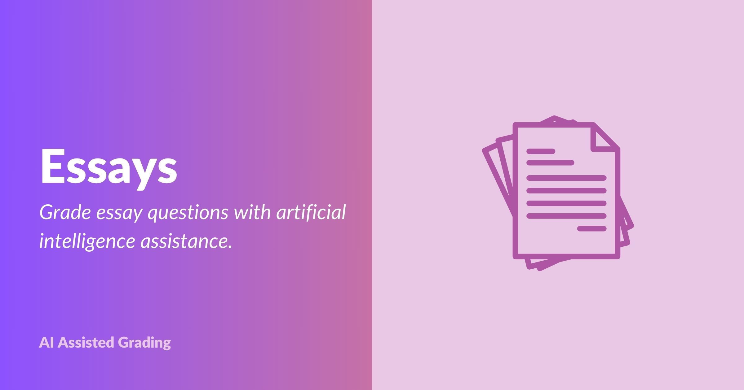 AI Essay Grading | Graide - AI enhanced assessment & feedback