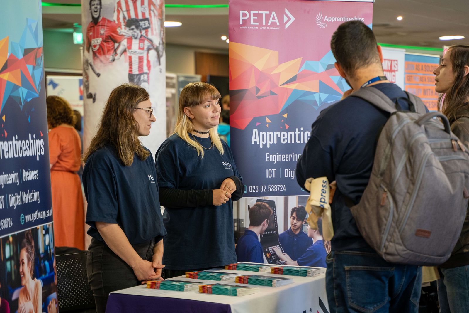 Exhibit With The UK Careers Fair in 2023/2024