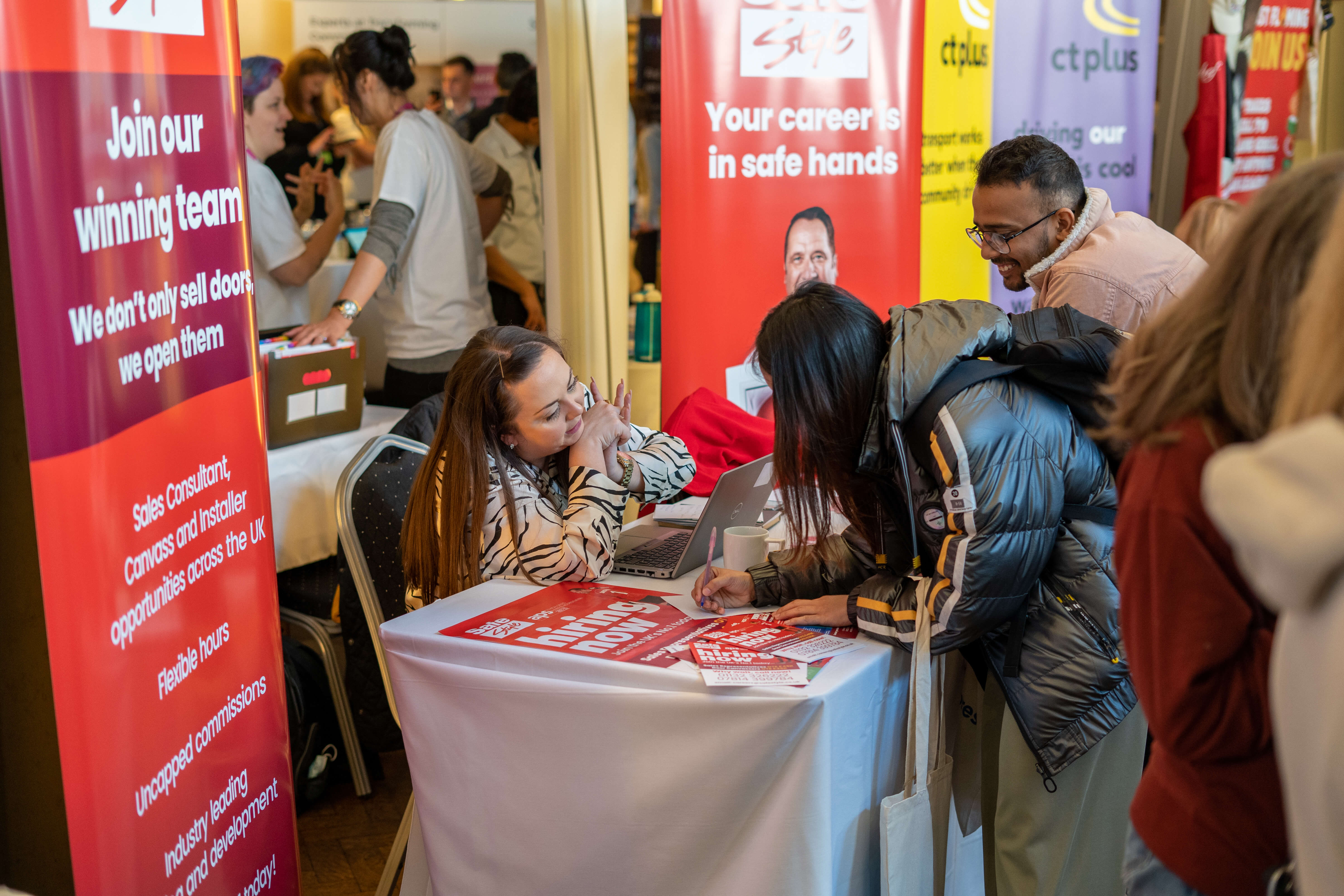 Exhibit With The UK Careers Fair in 2023/2024