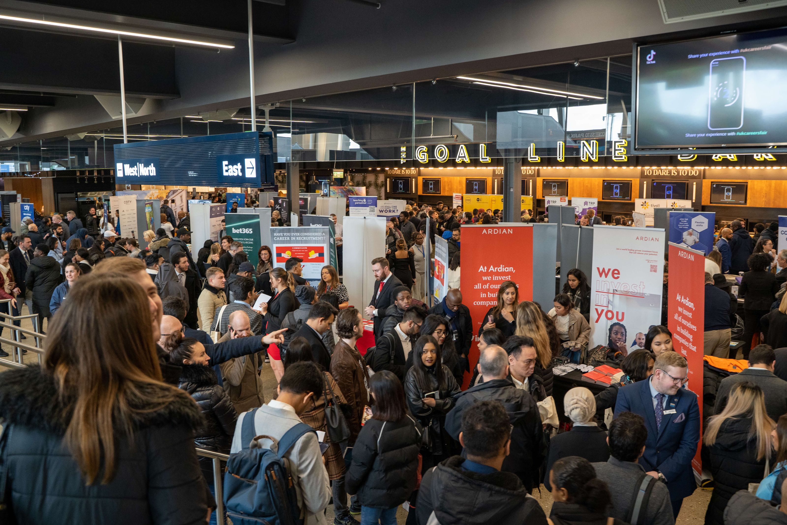 Exhibit With The UK Careers Fair in 2024