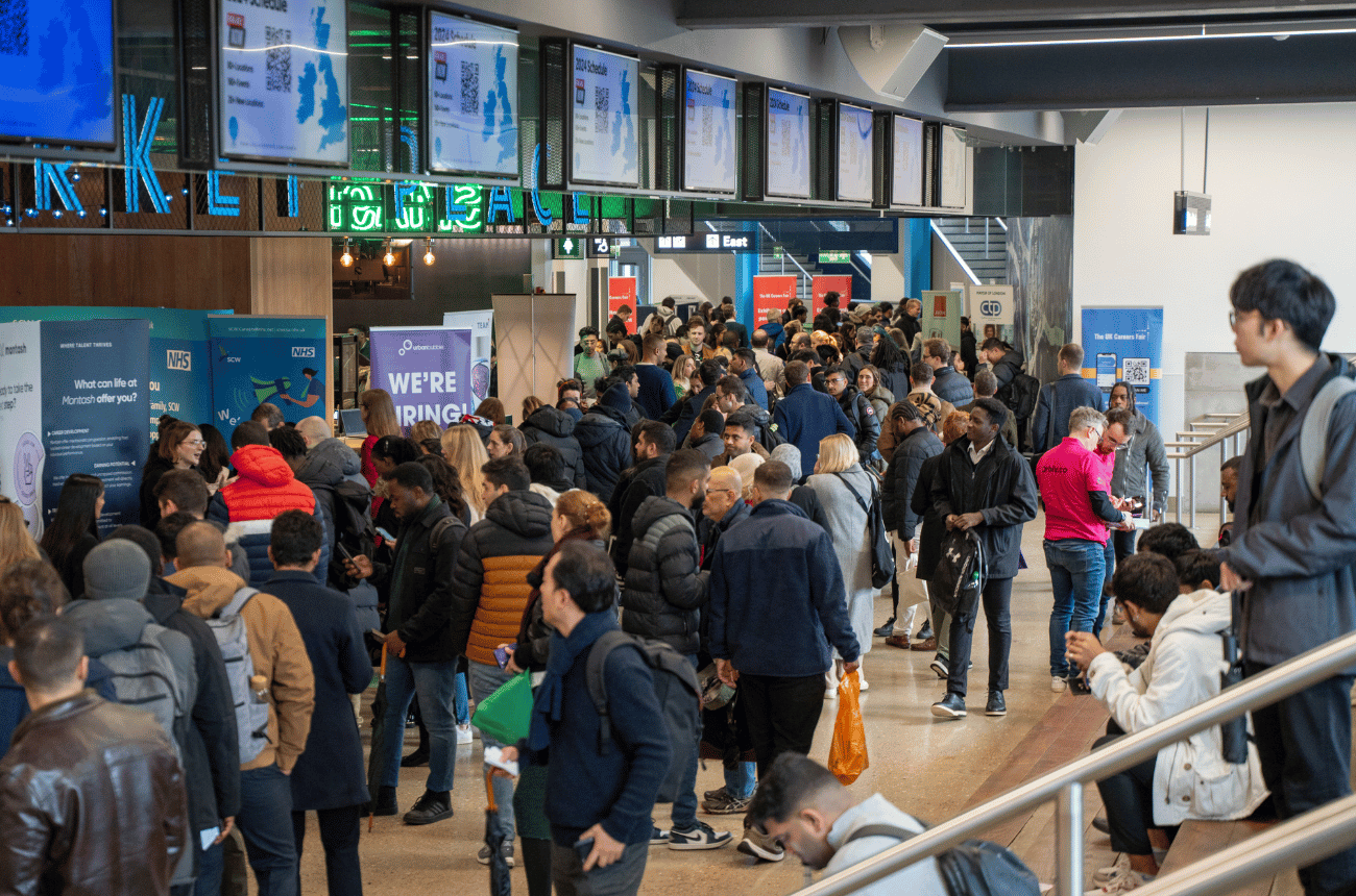 Exhibit With The UK Careers Fair in 2024