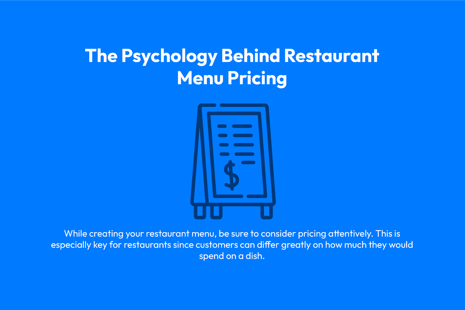 How to Optimize Your Restaurant's Menu Prices | WISK