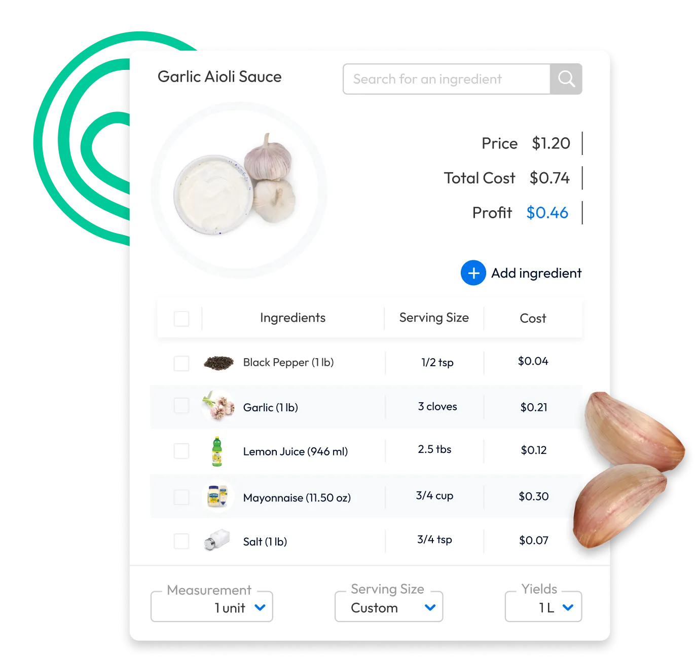 Recipe Management & Recipe Cost Software | WISK