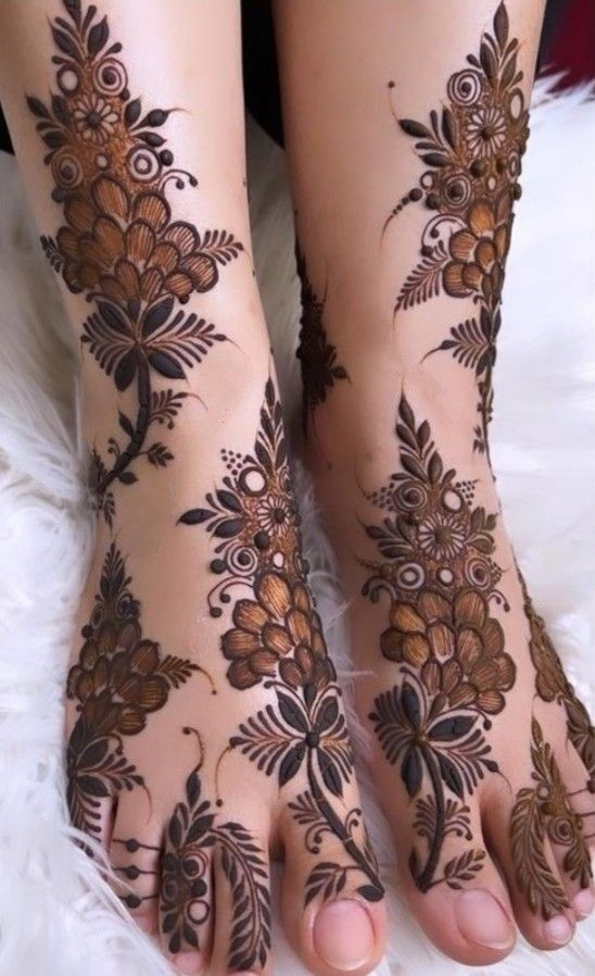 Henna Designs For Legs And Feet
