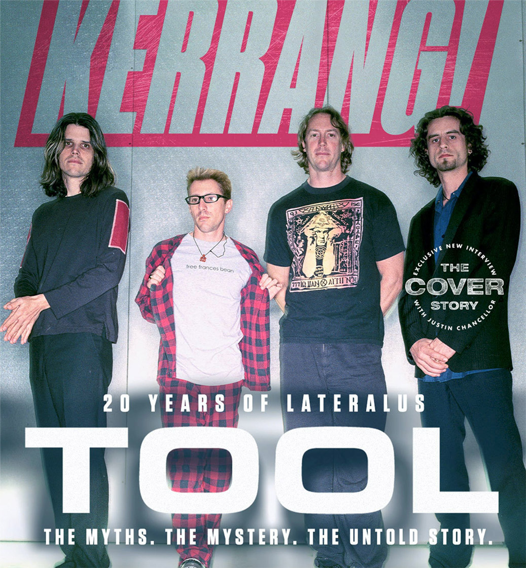 Photographer's Blog: Tool Kerrang Cover Feature