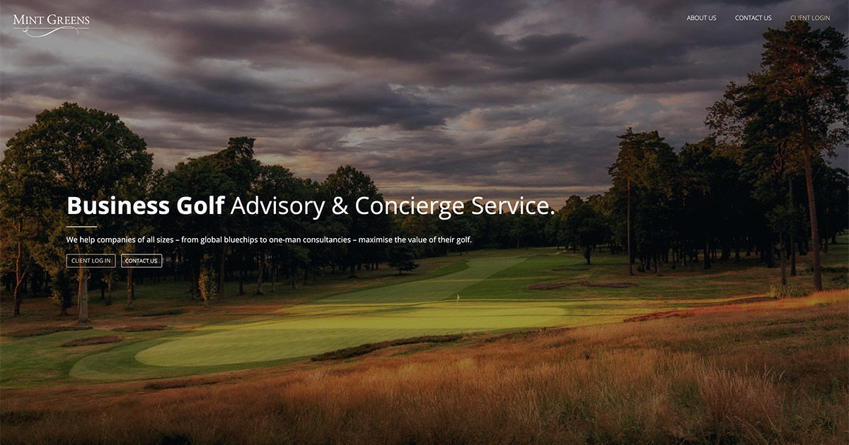 Business Golf Advisory & Concierge Service | Mint Greens Golf