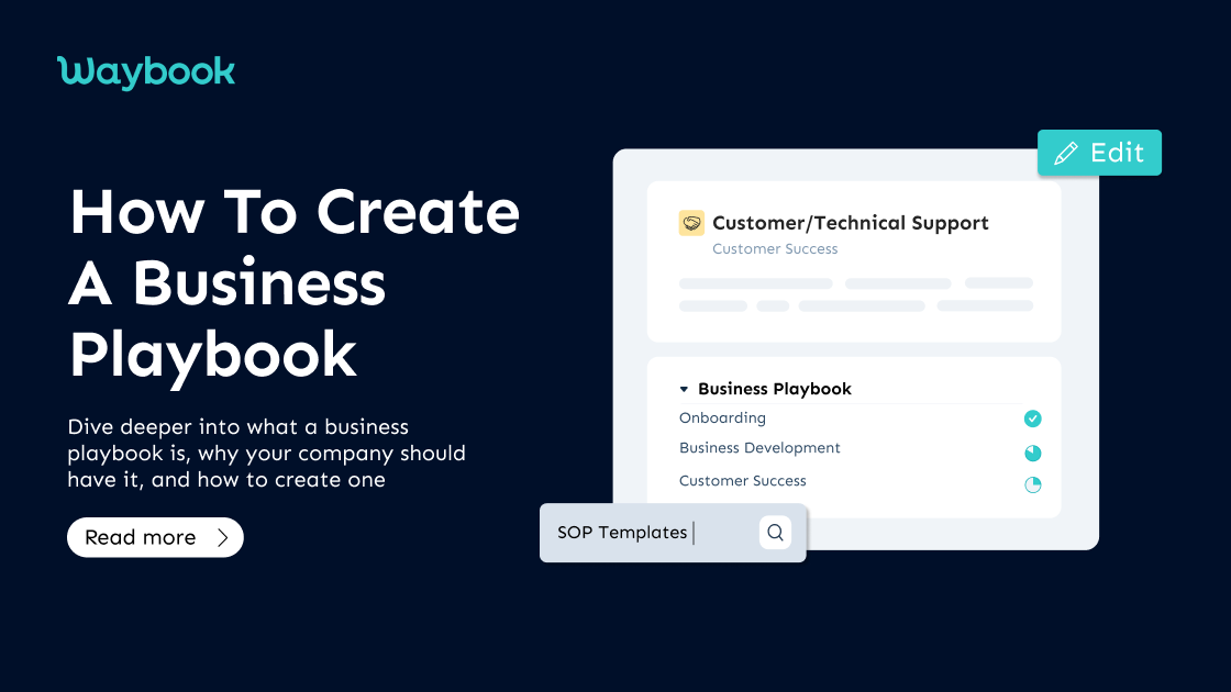 How to Create a Business Playbook | Waybook Blog