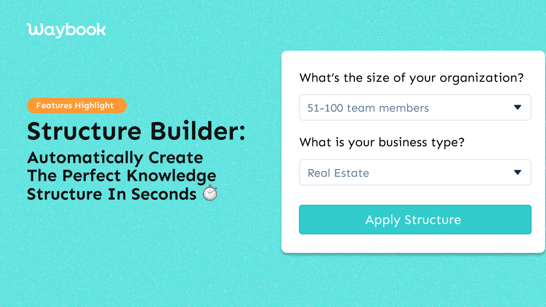 What makes a great playbook? Structure. [Waybook AI Structure Builder ...