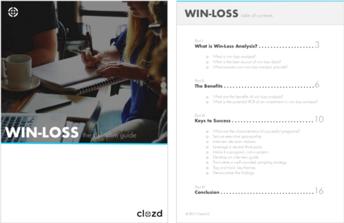 Four Pillars of Effective Win Loss Analysis | Clozd