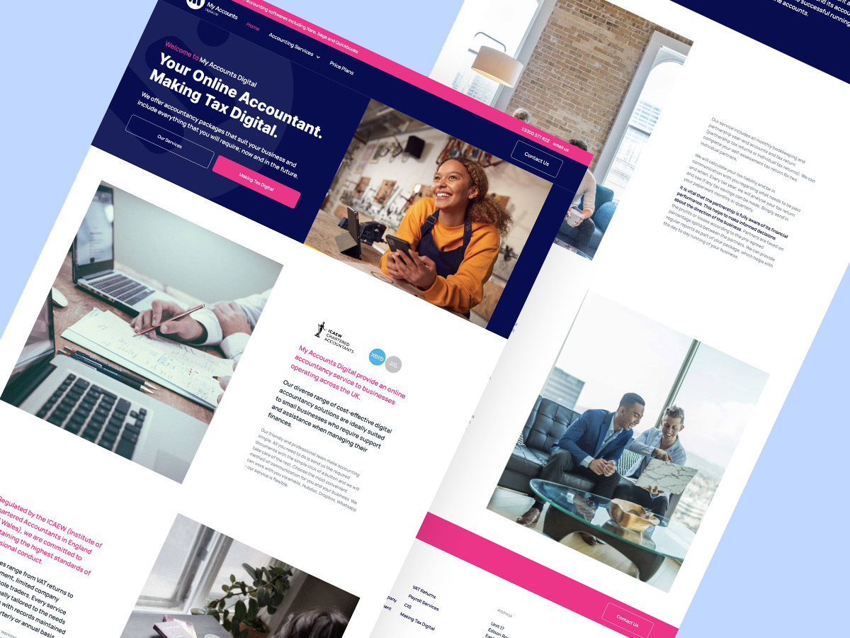 My Accounts Digital | Portfolio | Fountain Digital