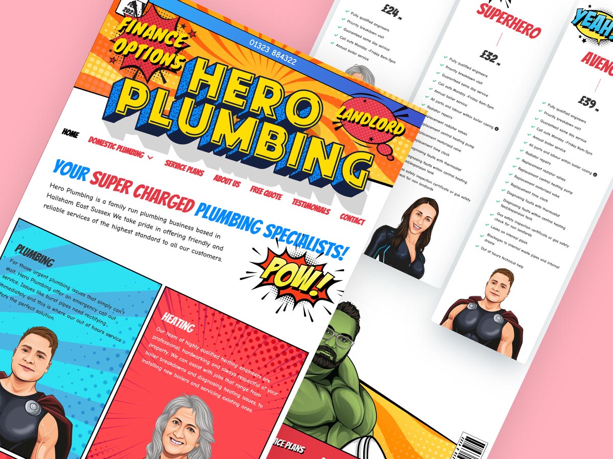 Hero Plumbing | Portfolio | Fountain Digital