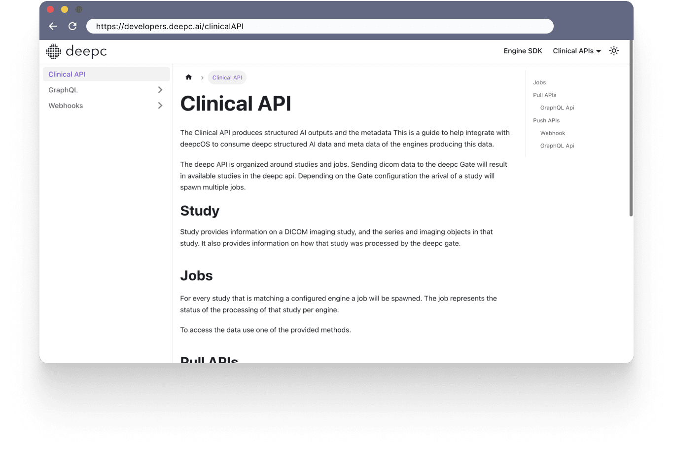 deepcOS - Clinical Integrations