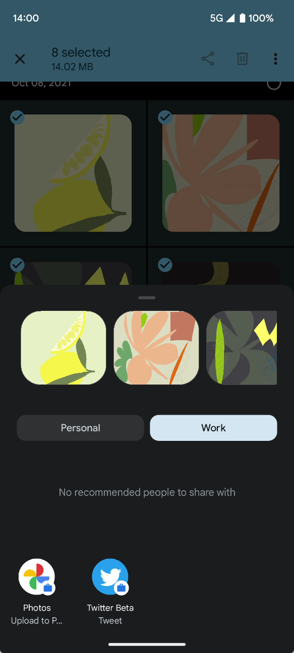 5 ways Google is making the share sheet better in Android 14 | Esper Blog