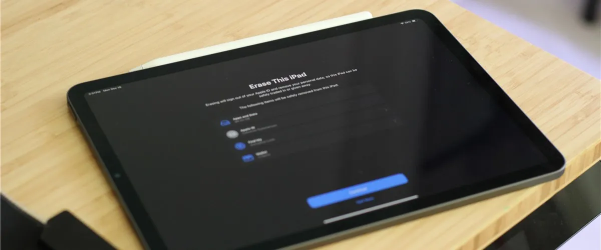 How to Factory Reset iPad
