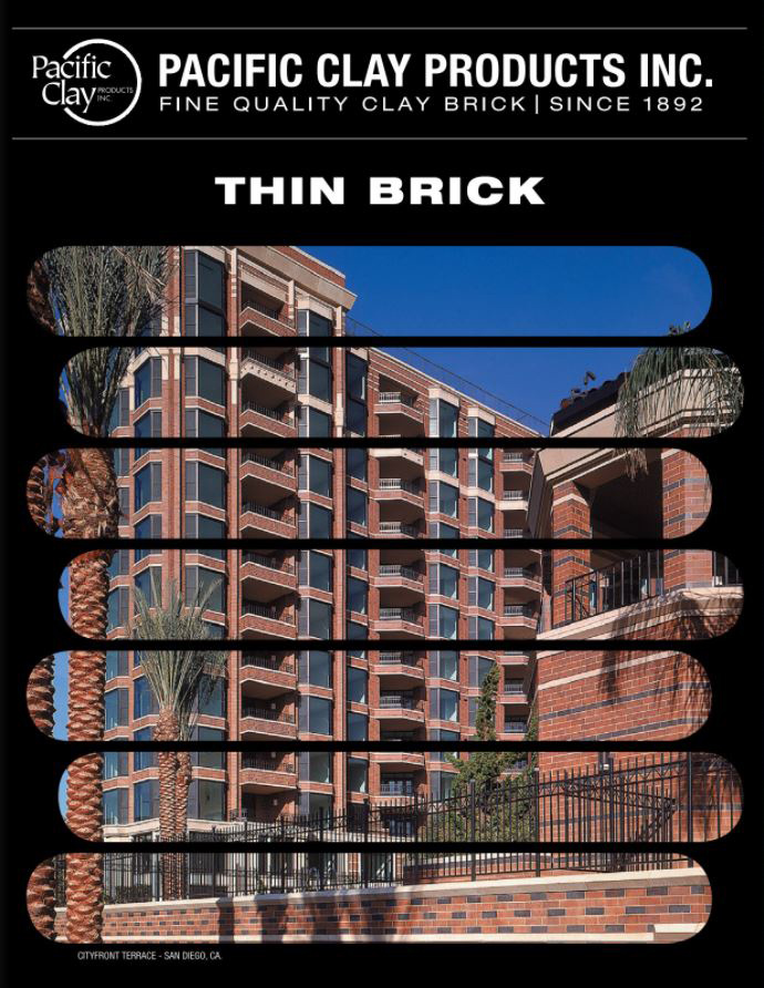 Pacific Clay Products Inc. | Brochures | Thin Brick