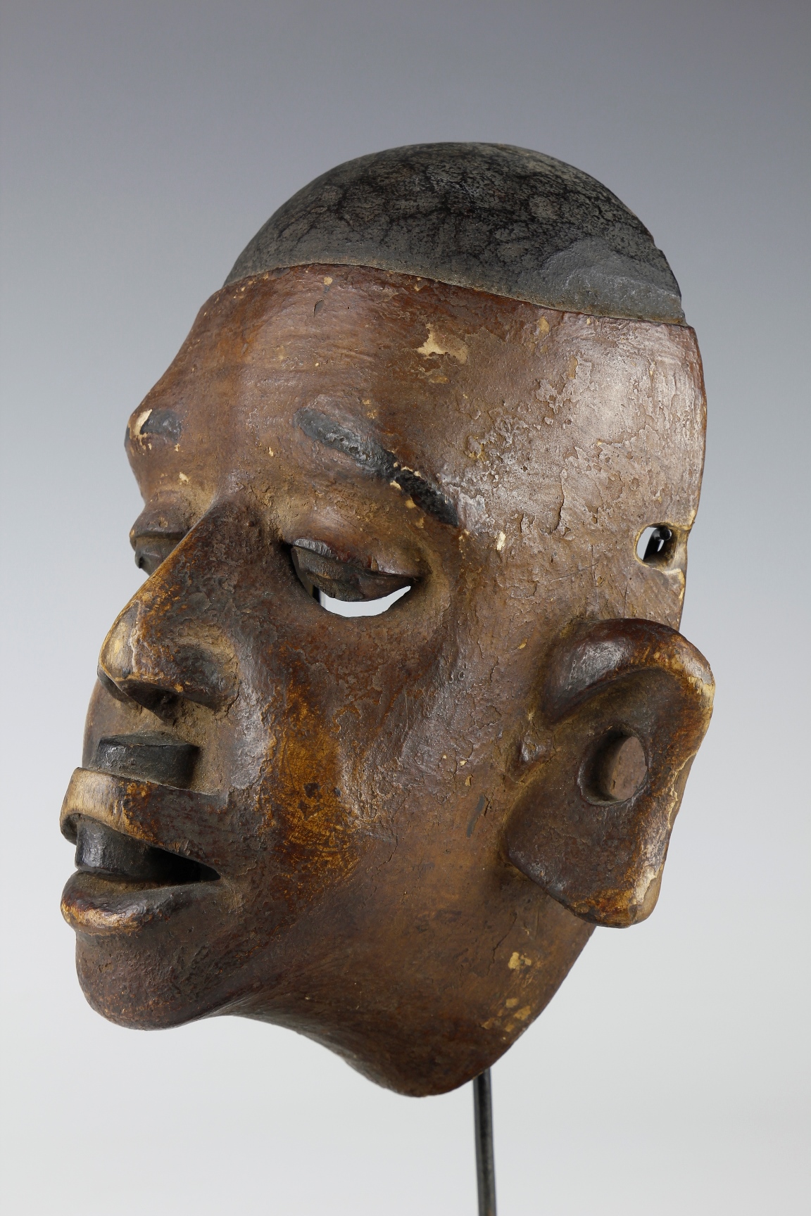1940's - 1950's Makonde Mask Featuring a Carved Lip Adornment, Tanzania ...
