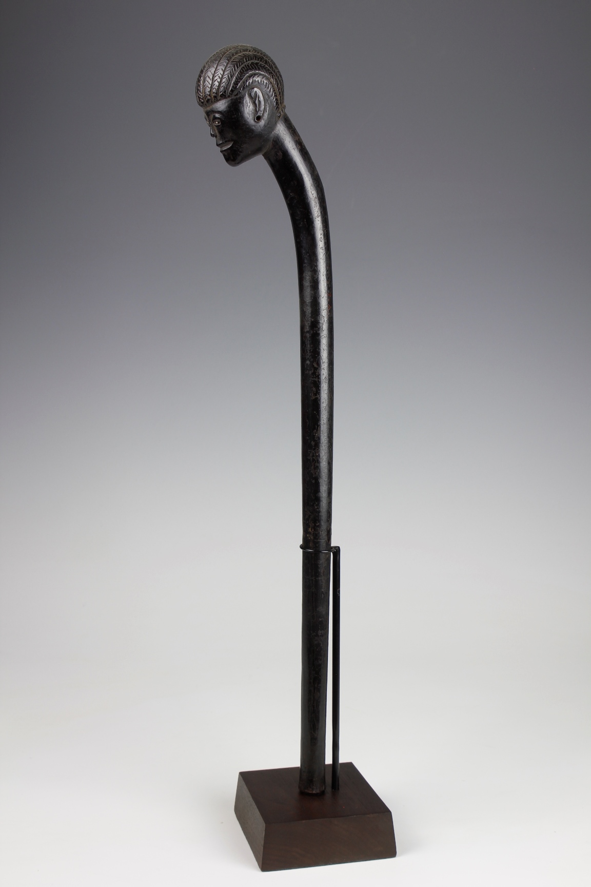 Hehe Prestige Staff Featuring Carved Female Head With Braided Hairstyle ...