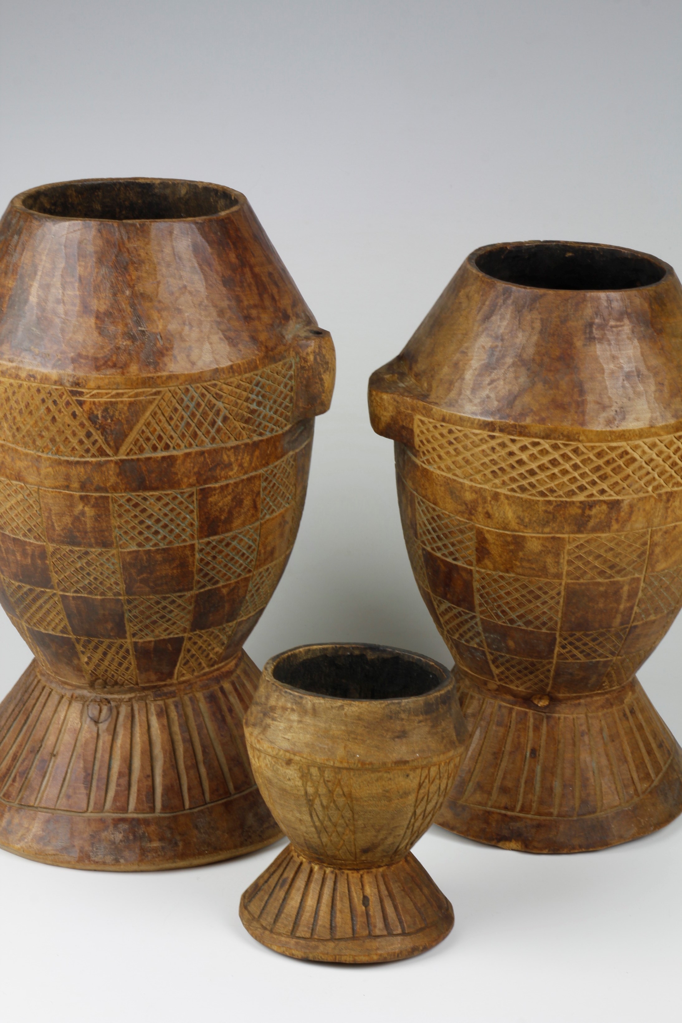 Three Wooden Containers, Somalia | £450 SET | TRIBAL GATHERING LONDON