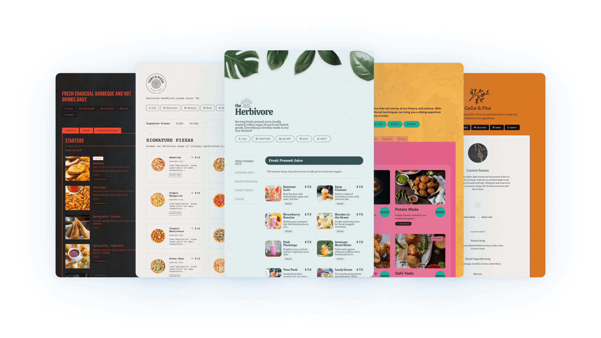 Menu Design Made Easy. Free Restaurant Menu Design | Menuzen