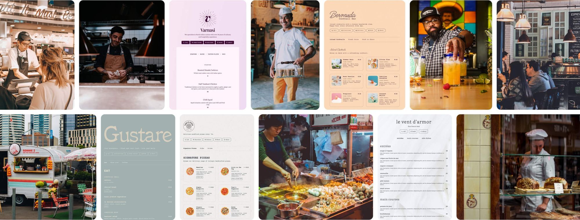 Free Simple Menu Template | Menuzen