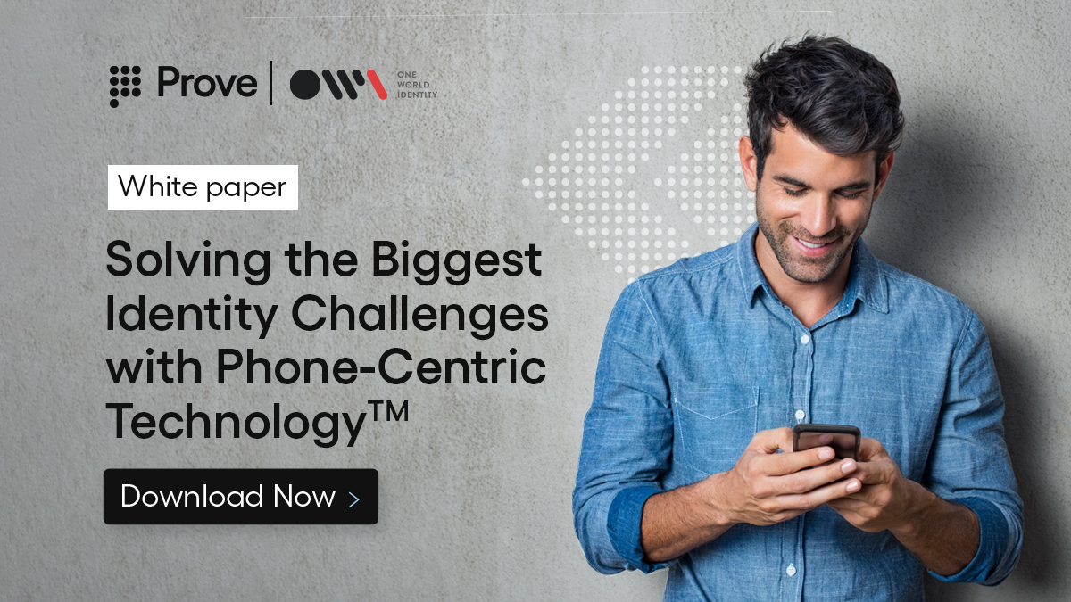 One World Identity and Prove Release New White Paper: Solving the ...