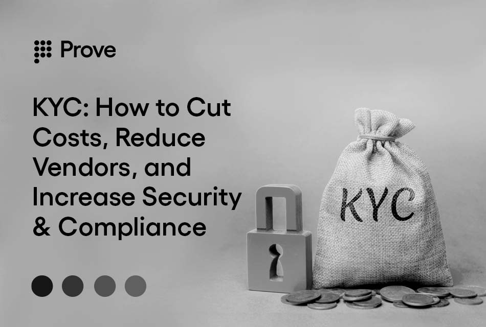 KYC: How to Cut Costs, Reduce Vendors, and Increase Security & Compliance