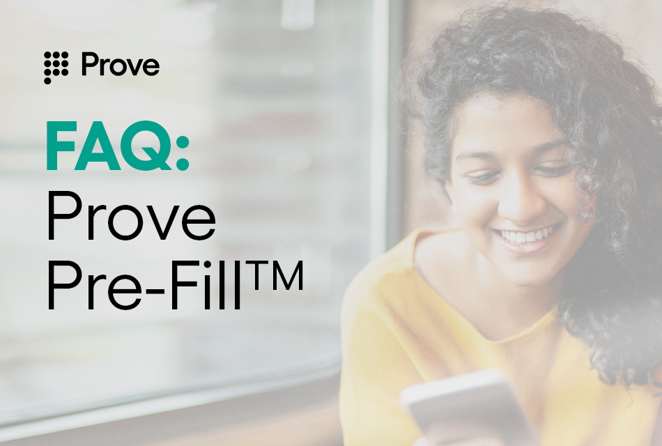 FAQ: Prove Pre-Fill
