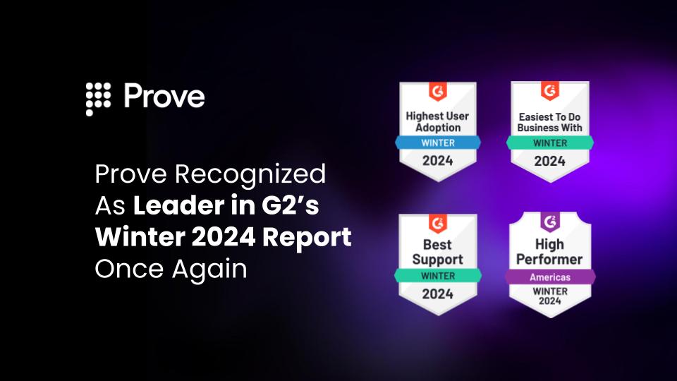 Prove Celebrates a Spectacular Start to 2024 with Four New G2 Accolades