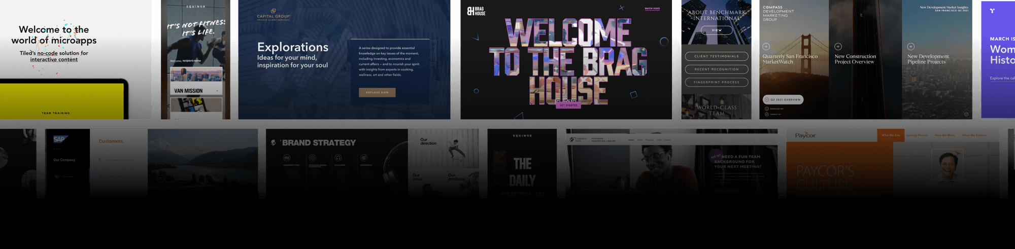 Interactive content experiences | Tiled