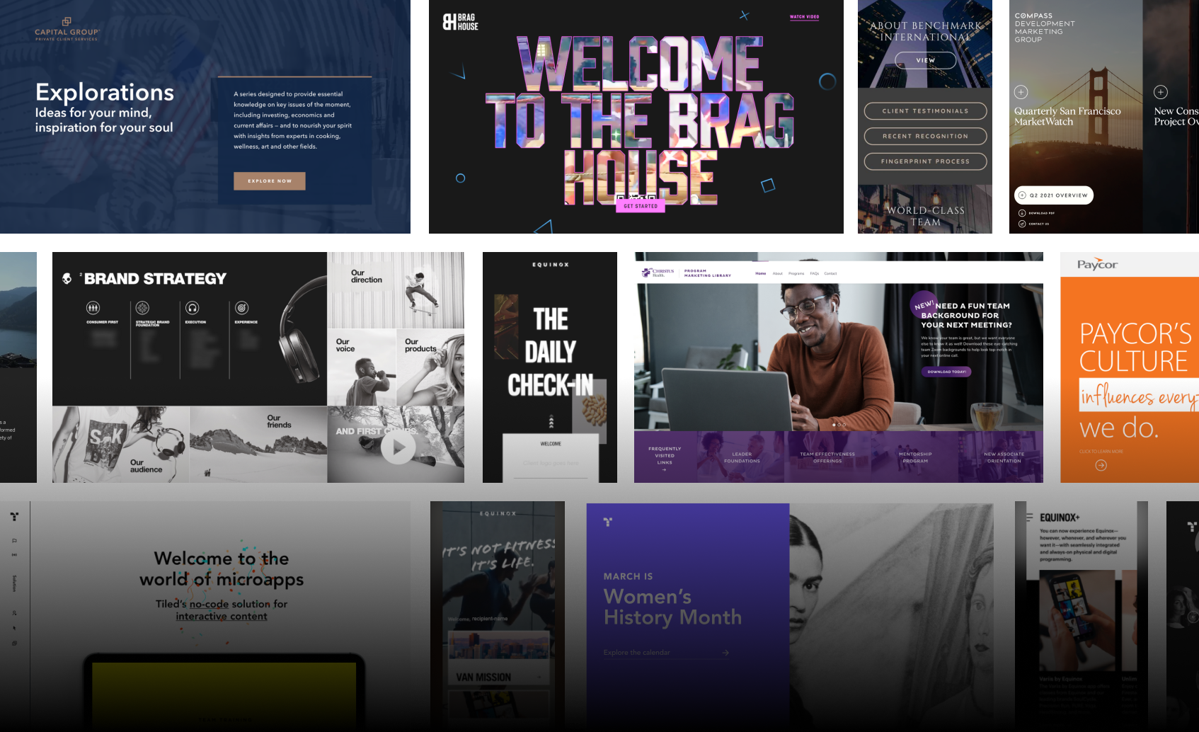 Interactive content experiences | Tiled