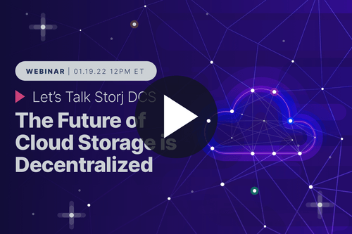 Affordable Object Storage | Storj DCS