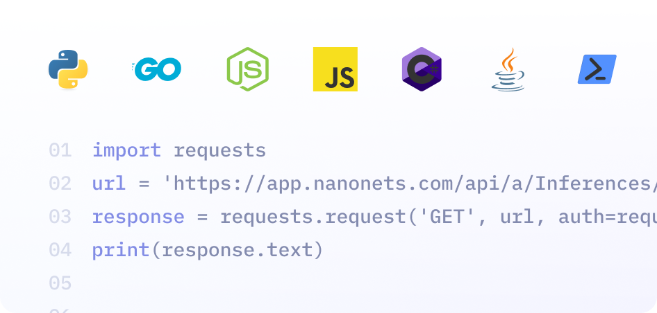 OCR API to extract data from Documents & Images